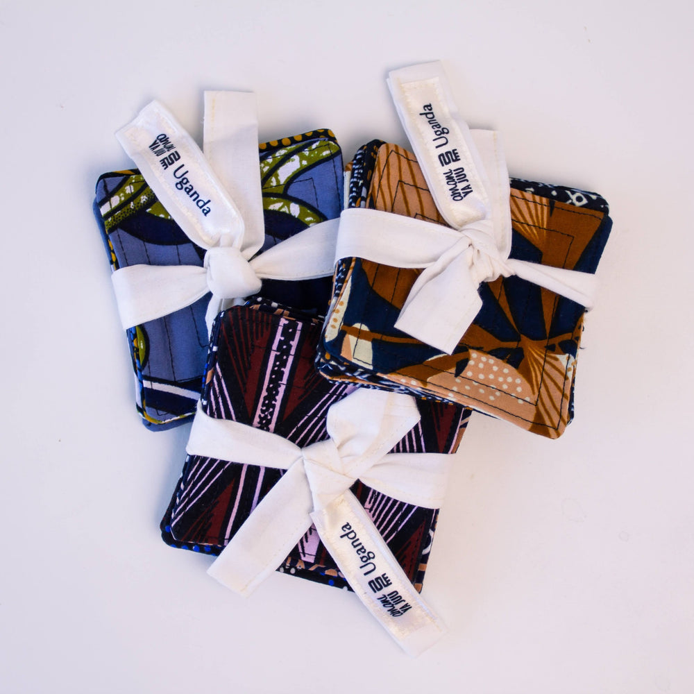 Kitenge Square Coaster Set