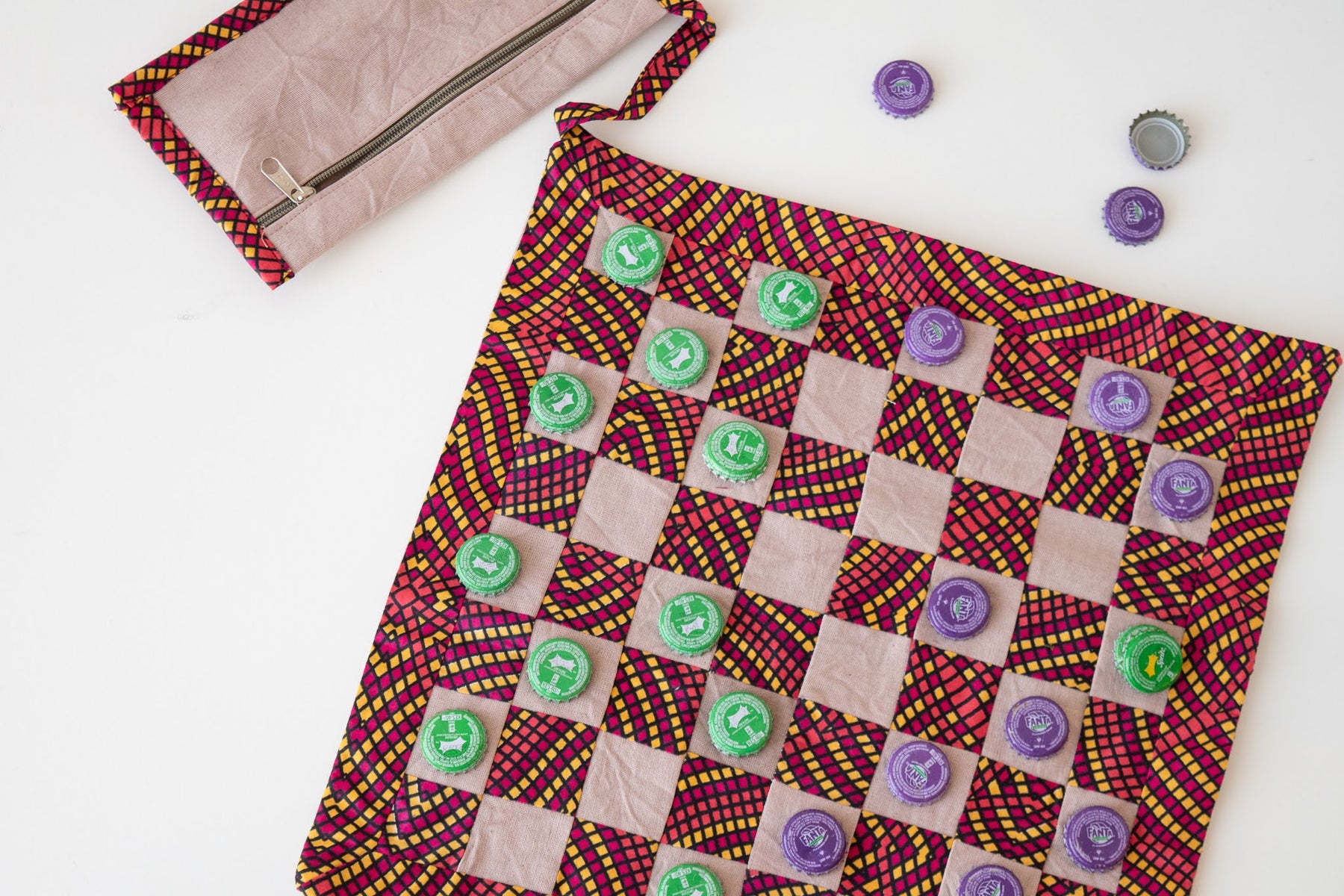 Bottle Cap Checkers