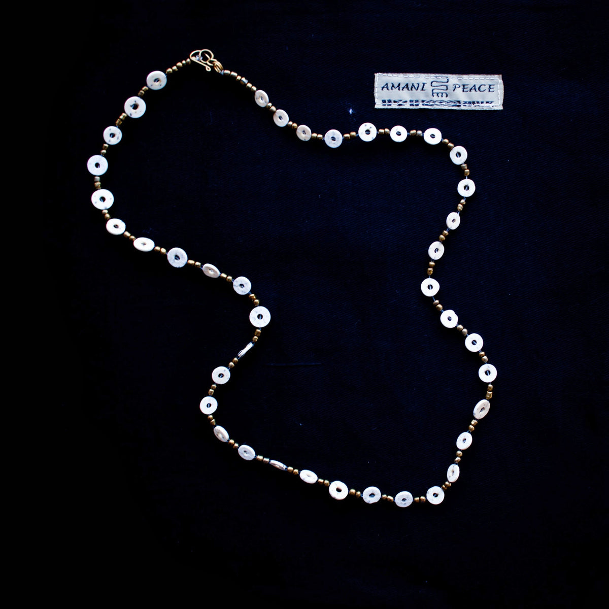 Ostrich Eggshell Necklace