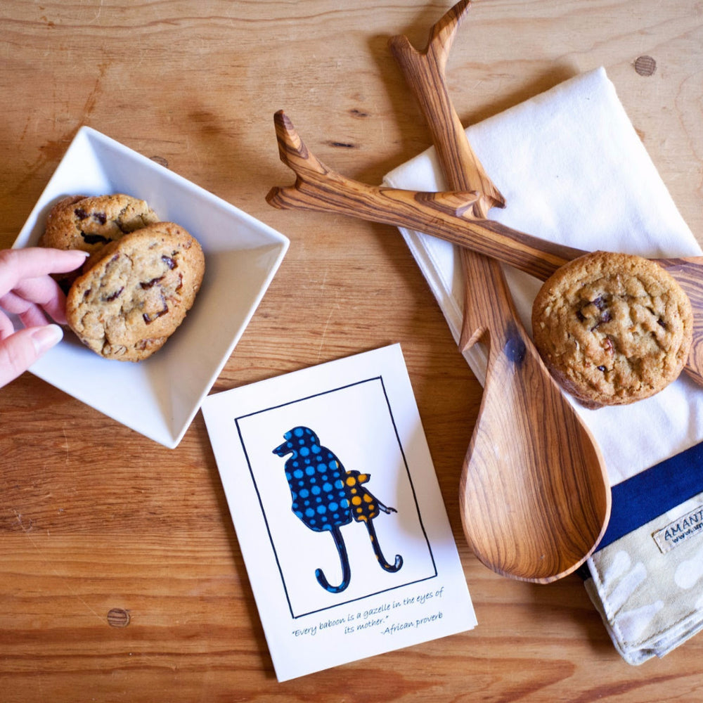 Mother's Day Baboon Card